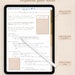 5 Tab Digital Notebook Hyperlinked PDF Lined Grid Dotted - Etsy