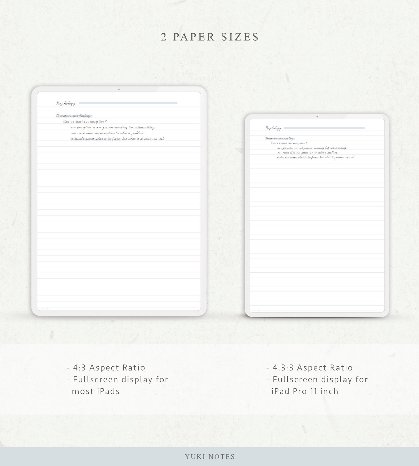 Medium Ruled Notepad, Digital Notebook, Planner, Hyperlinked PDF, Lined ...