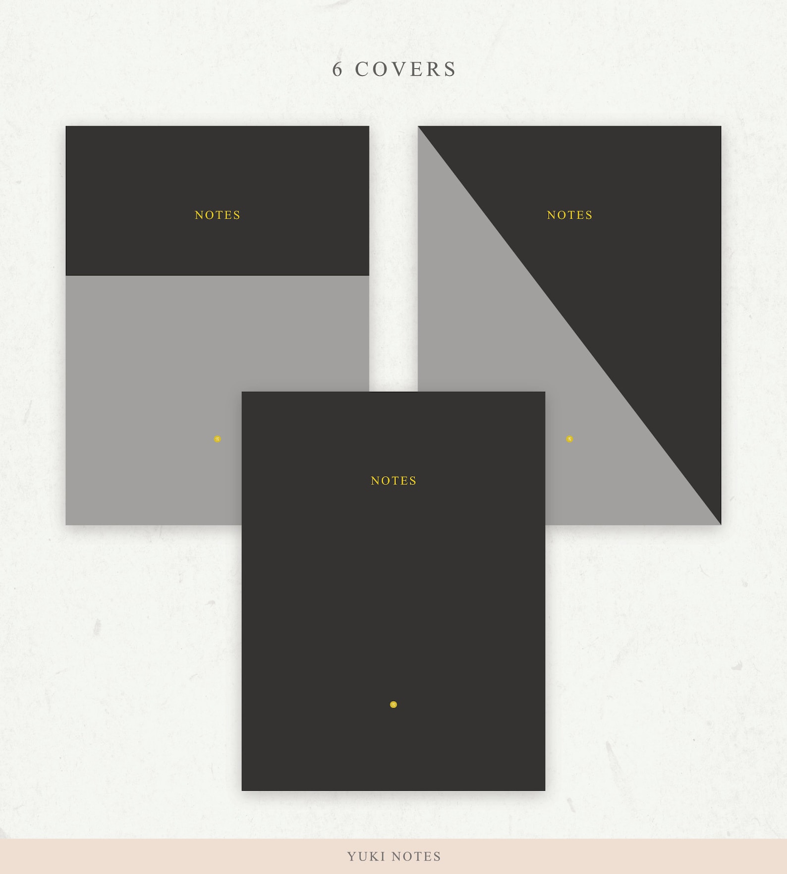 12 Tab Dark Digital Notebook Wide Ruled Goodnotes Template | Etsy