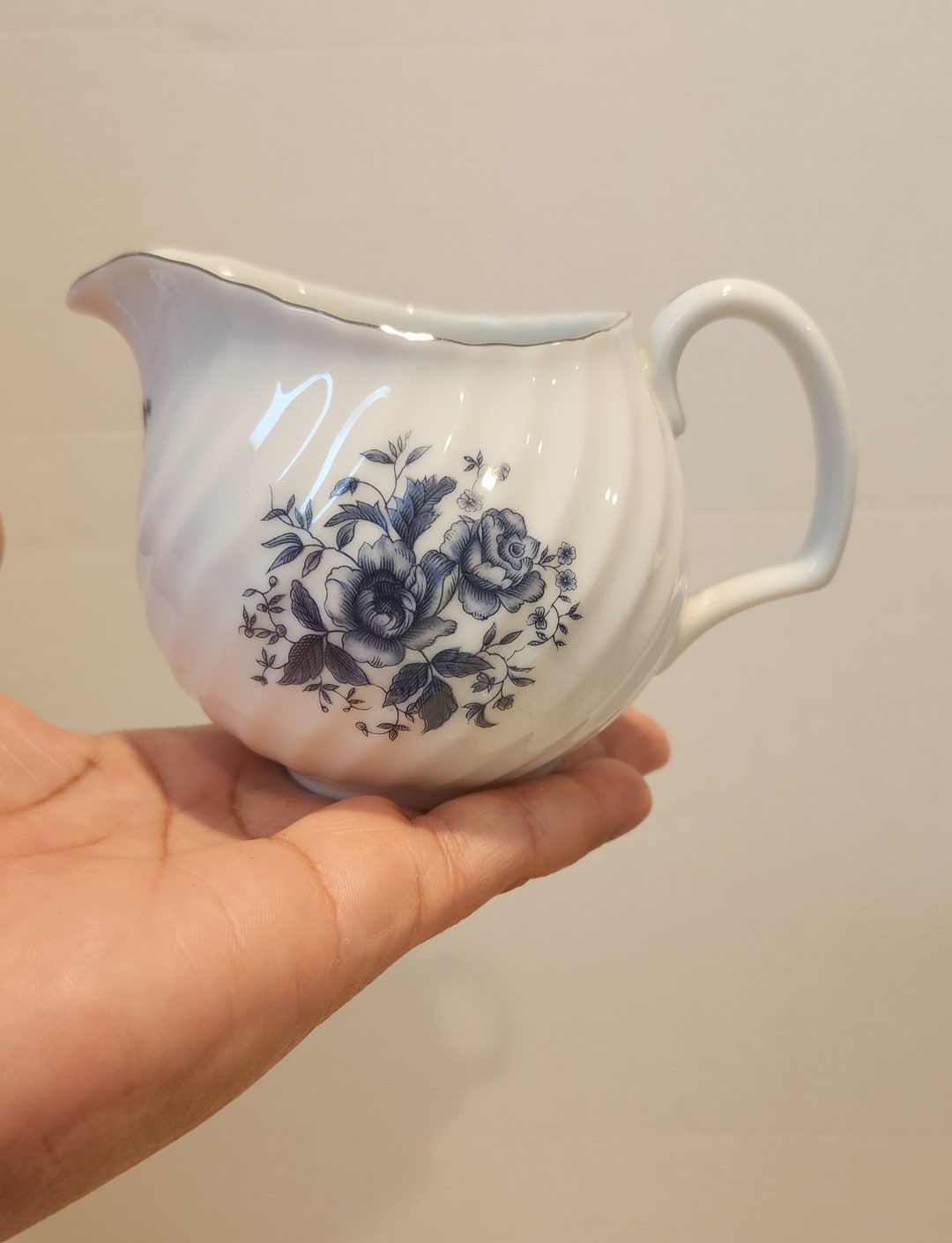 Mi Kasa Bella Fleur Creamer Pitcher- Creamer Bowls -kitchenreplacement ...