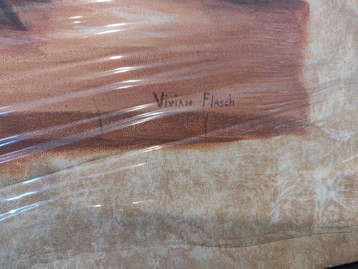 Vivian Flasch 2004 Wall Art Caffe Amichevole Art Frame - Etsy