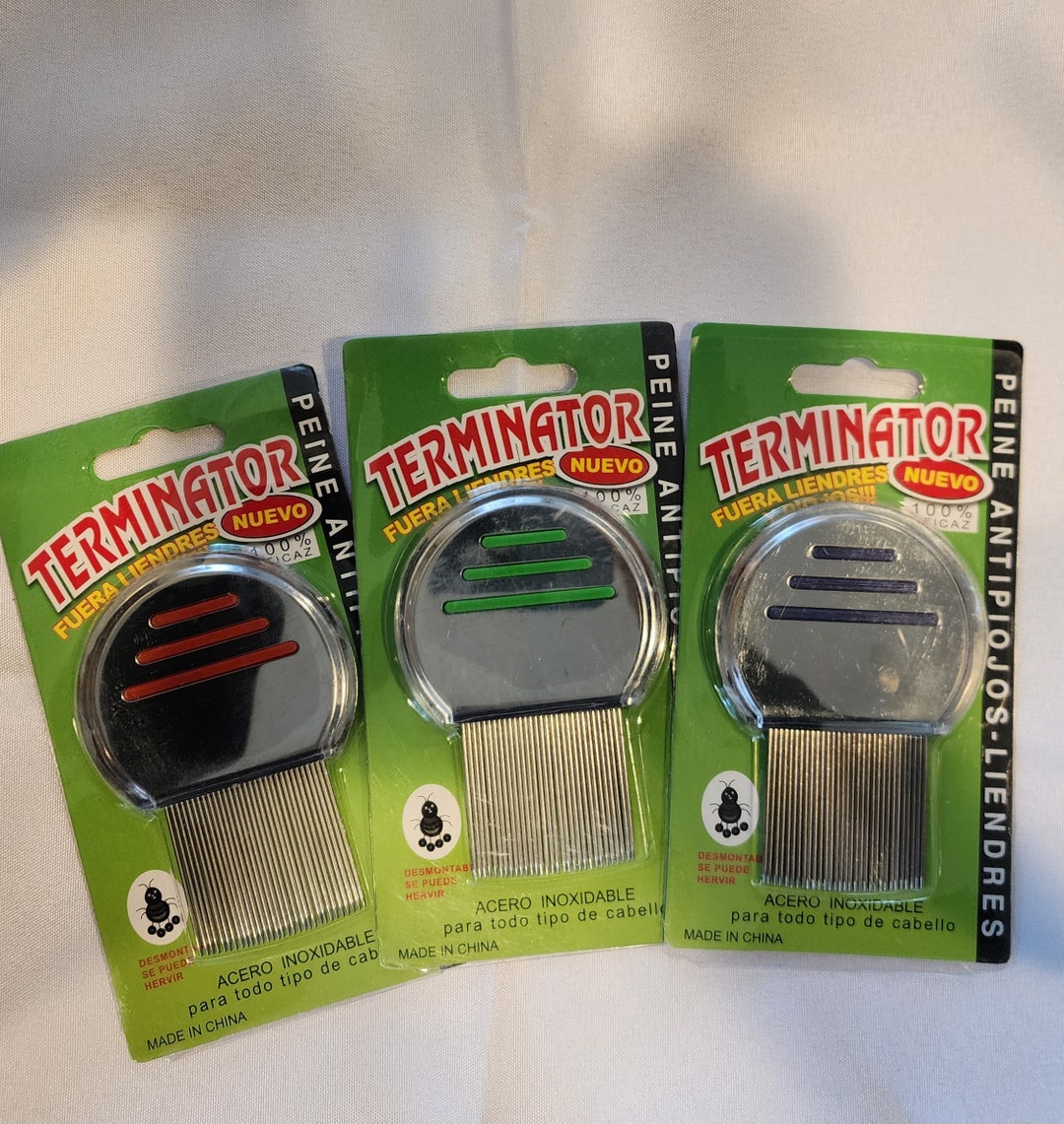 3 Headlice Terminator Comb lice Remobal Comb bug Comb Removal No More ...