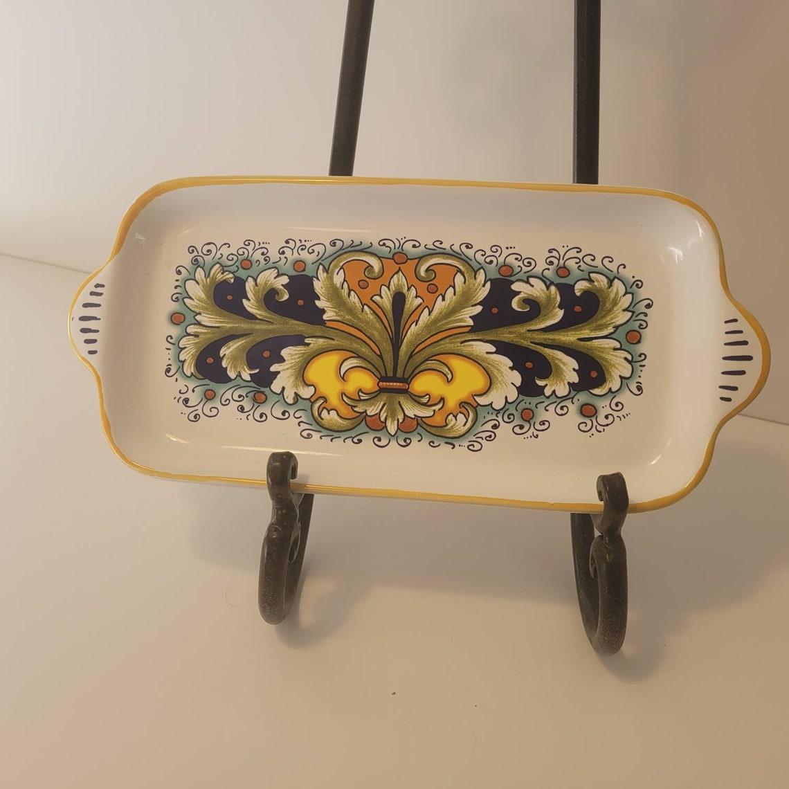 Nova Deruta Serving Platter Raffaellesco Italy Ceramic Tray - Etsy
