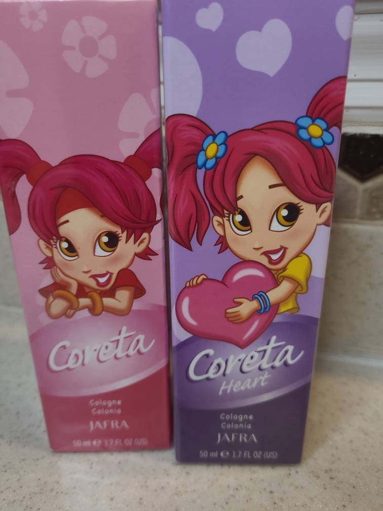 Jafra Coreta Cologne For Girls 1.7oz set of 2 | Etsy