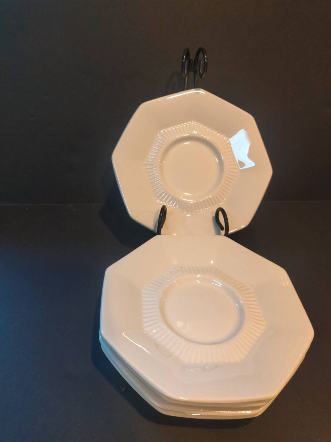 Nikko Classic Collection Set of 5 Octagonal Sauce Plate Made in Japan ...