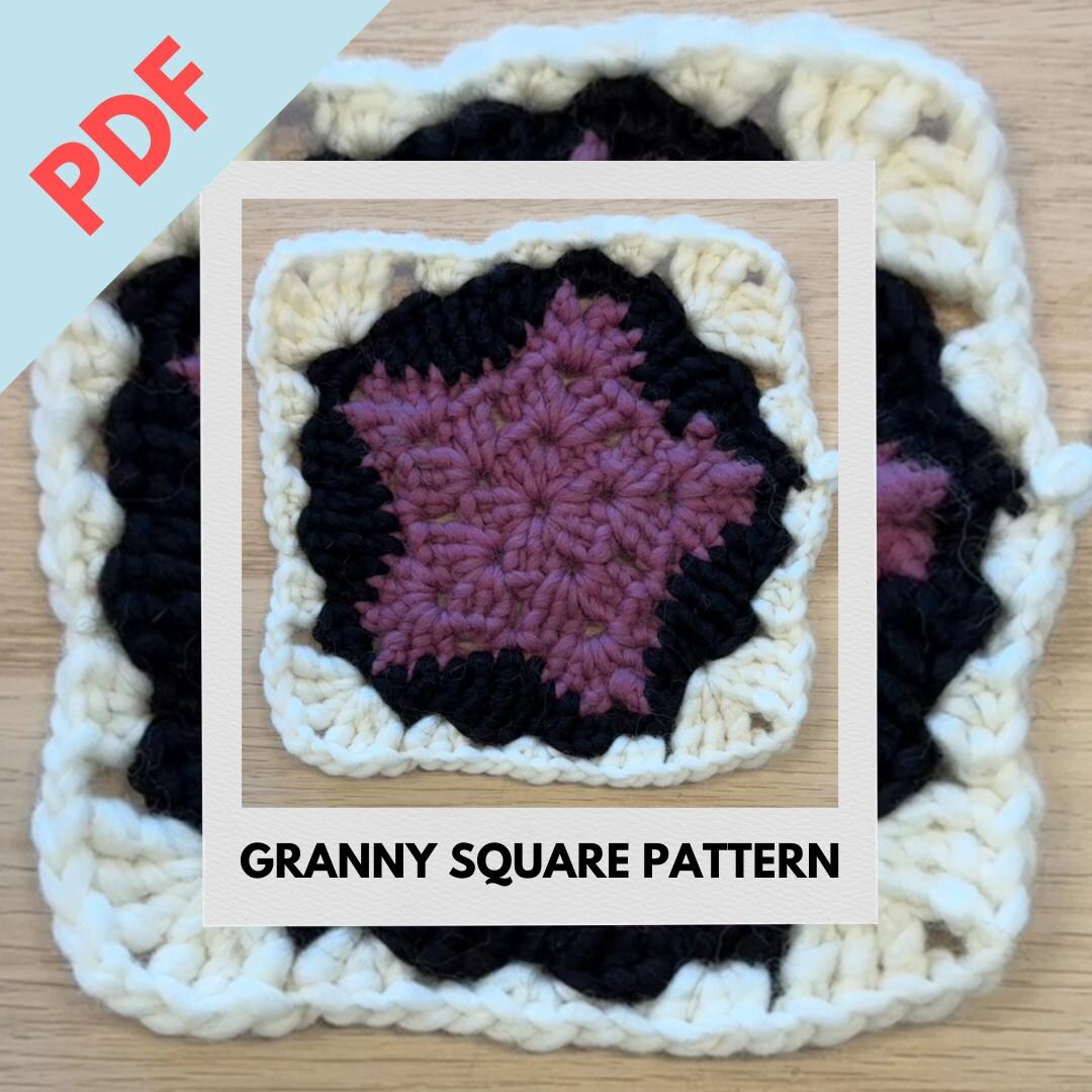 PDF 16 Granny Square Pattern Easy Tile - Etsy