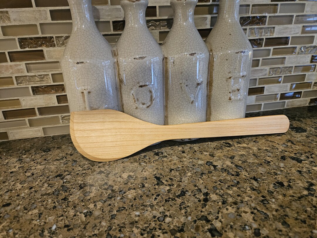 USA Made/ Wood Spatula Handmade With Reclaimed Cherry Hardwood/ Kitchen ...