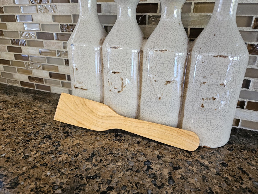 Mini Handmade Wood Spatula in Reclaimed Cherry Hardwood/handmade ...