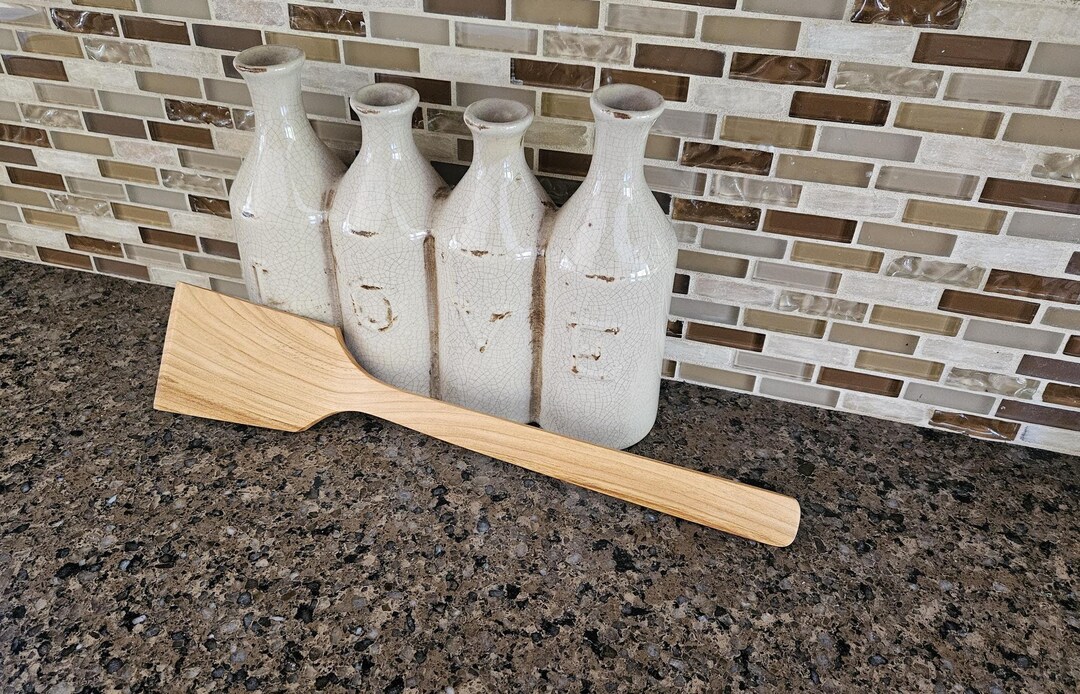 Handmade Wood Spatula in Reclaimed Cherry Hardwood/handmade Kitchen ...