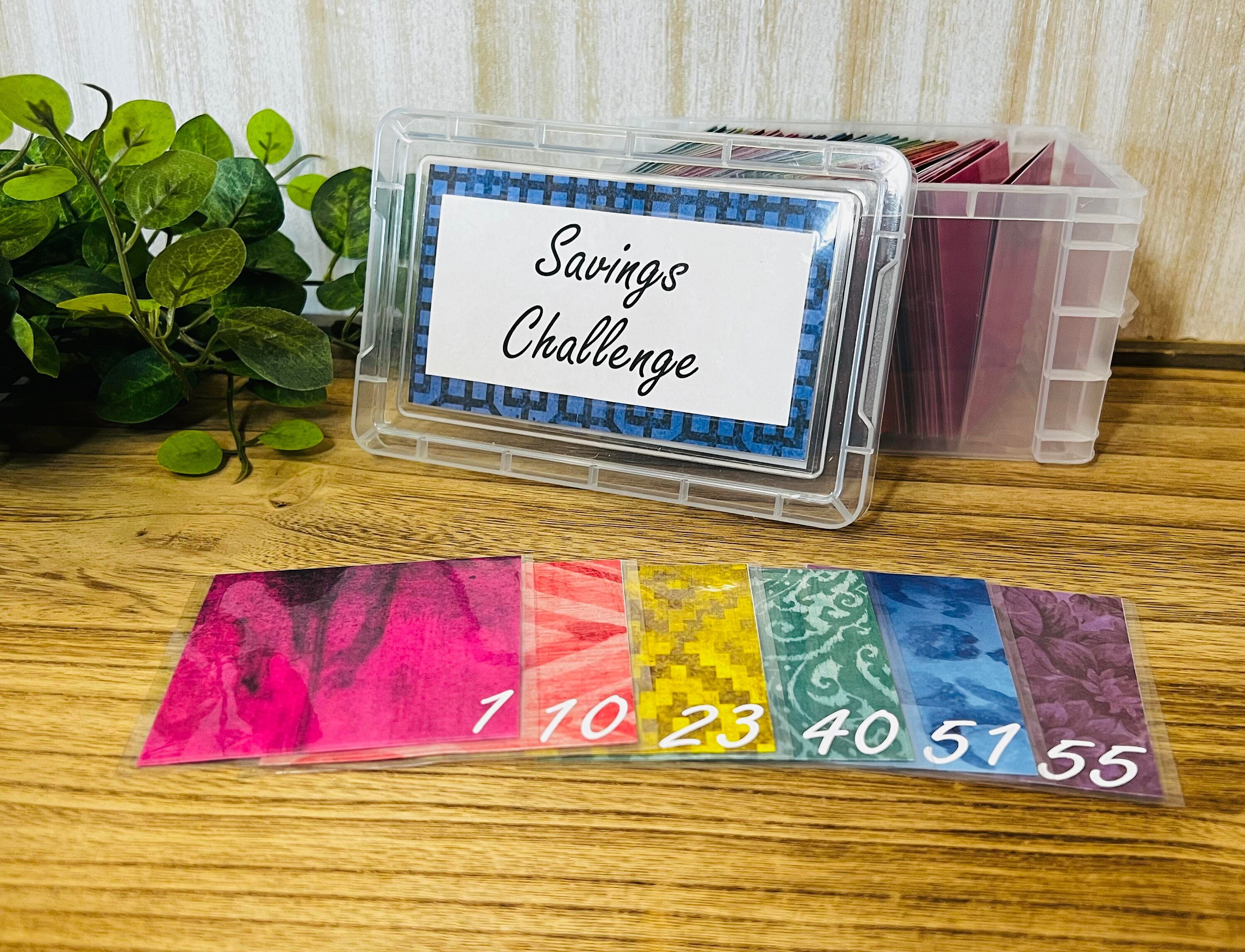 100 Envelope Savings Challenge Box, Money Saving Kit, 100 Envelope ...
