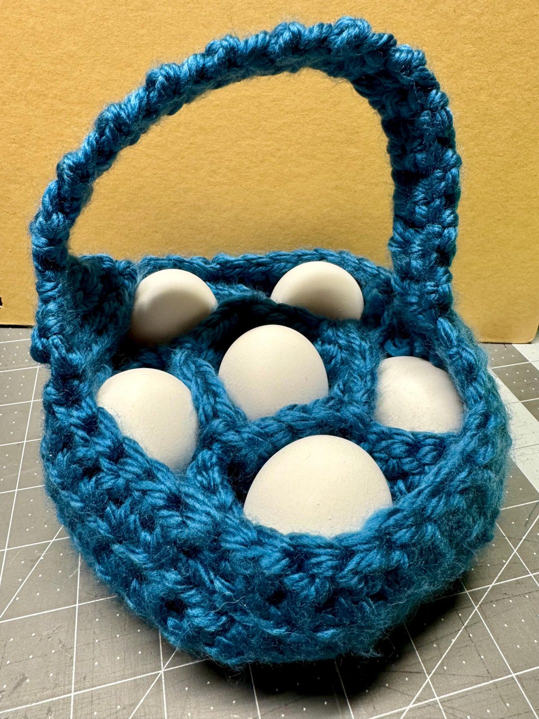 Mini Egg Collection Basket Crochet Pattern, PDF Instant Download - Etsy