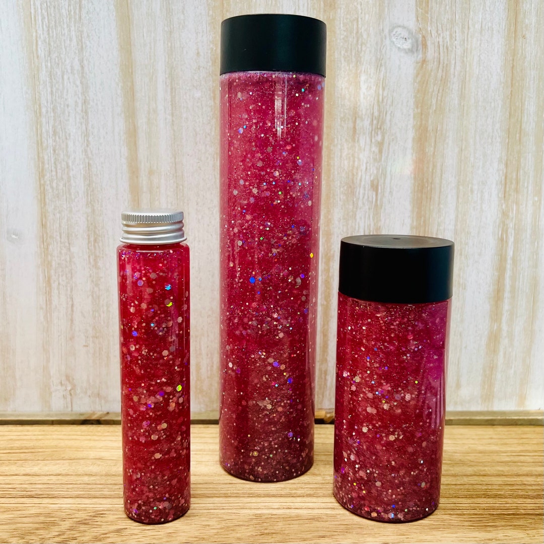 Pink Glitter Sensory Bottle: Calming Tool for Self Regulation, Stress ...