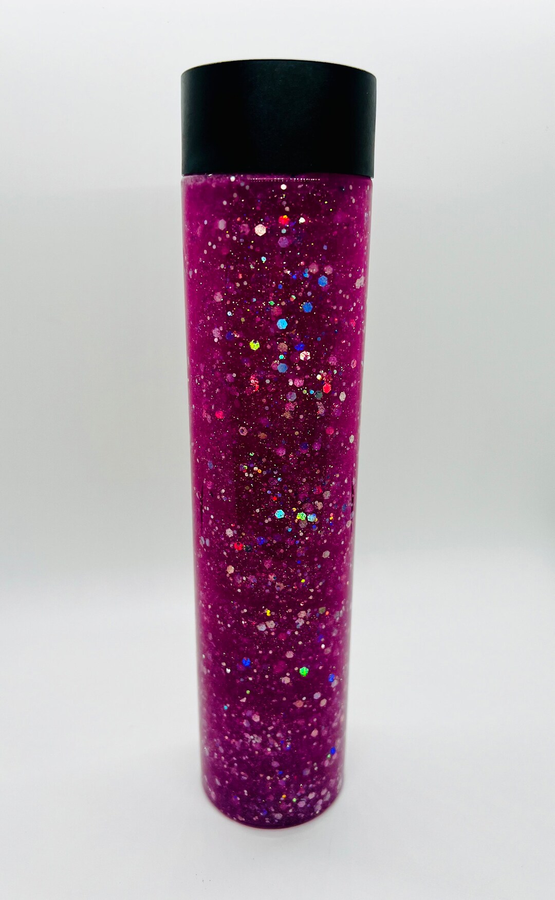 Glitter Sensory Bottle in Pink, Self Regulation Tool for Kids and ...