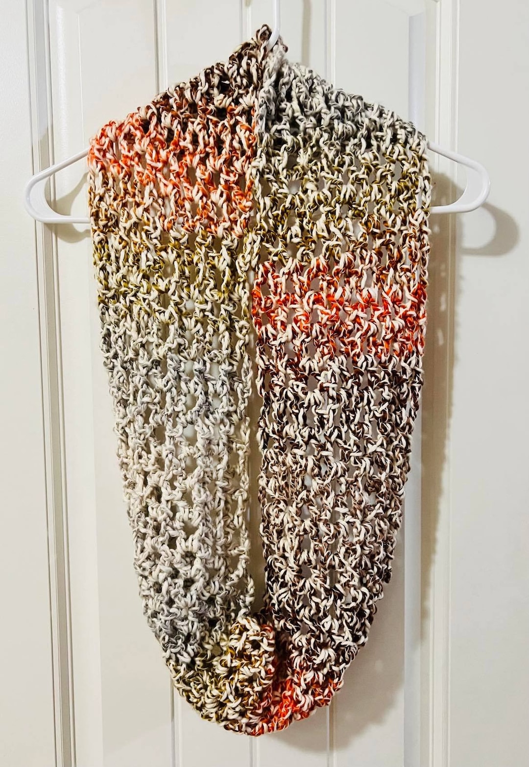 Simple V-stitch Scarf Crochet Pattern, PDF Instant Download File - Etsy