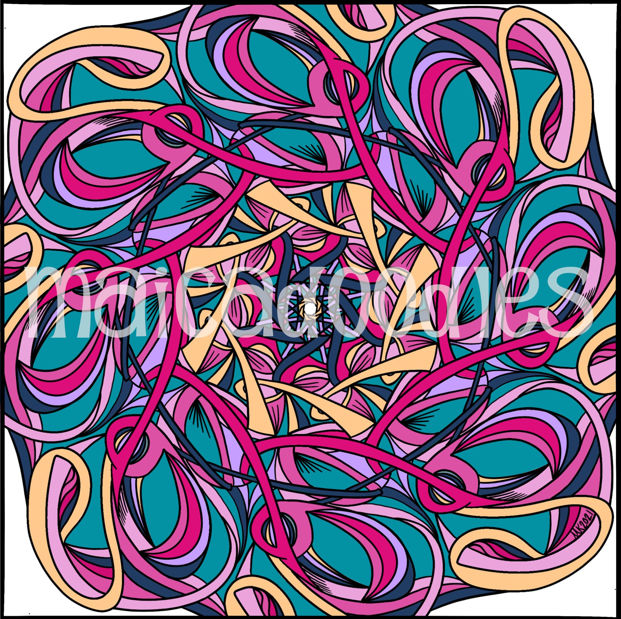 Word of the Year, 'courage,' Coloring Page, Instant Download, Anxiety ...