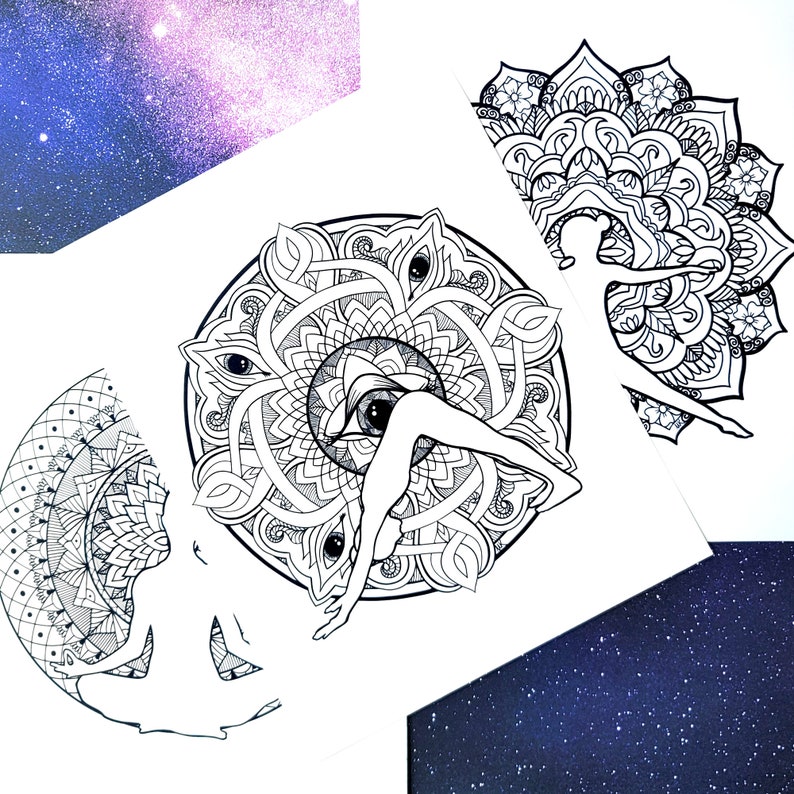 Third Eye Chakra 'see' Coloring Page Instant - Etsy