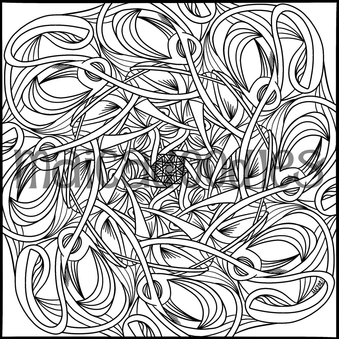 Word of the Year 'courage' Coloring Page Instant - Etsy