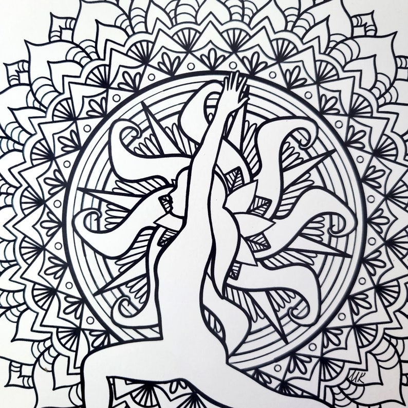 Sacral Chakra 'feel' Coloring Page Instant Download - Etsy