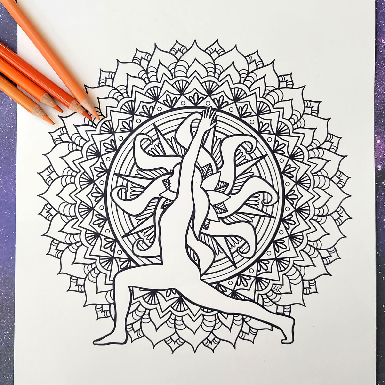 Sacral Chakra 'feel' Coloring Page, Instant Download, Print at Home ...
