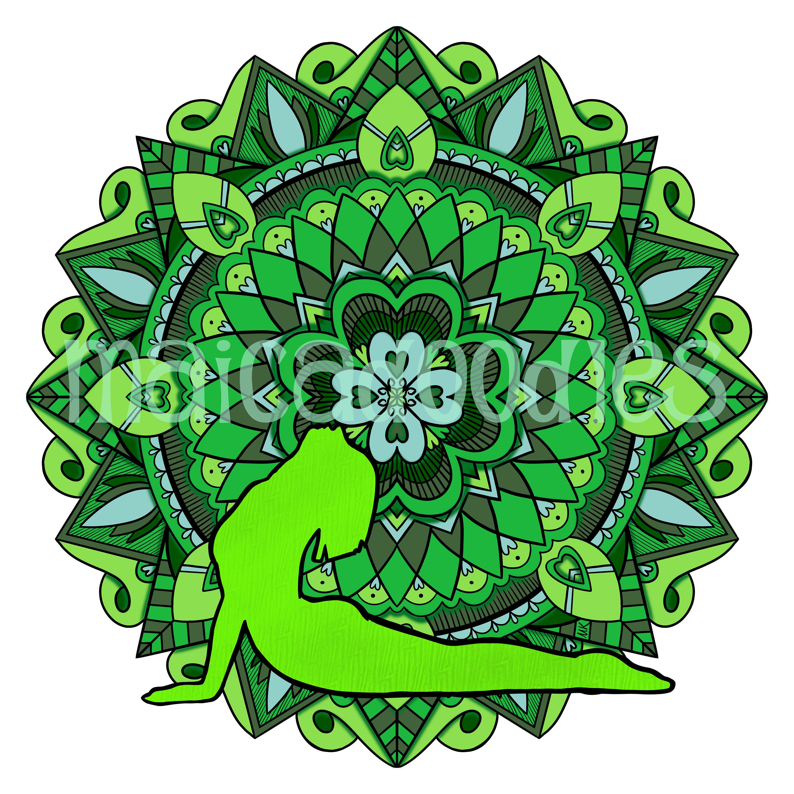 Heart Chakra 'love Chakra' Coloring Page, Instant Download, Print at ...