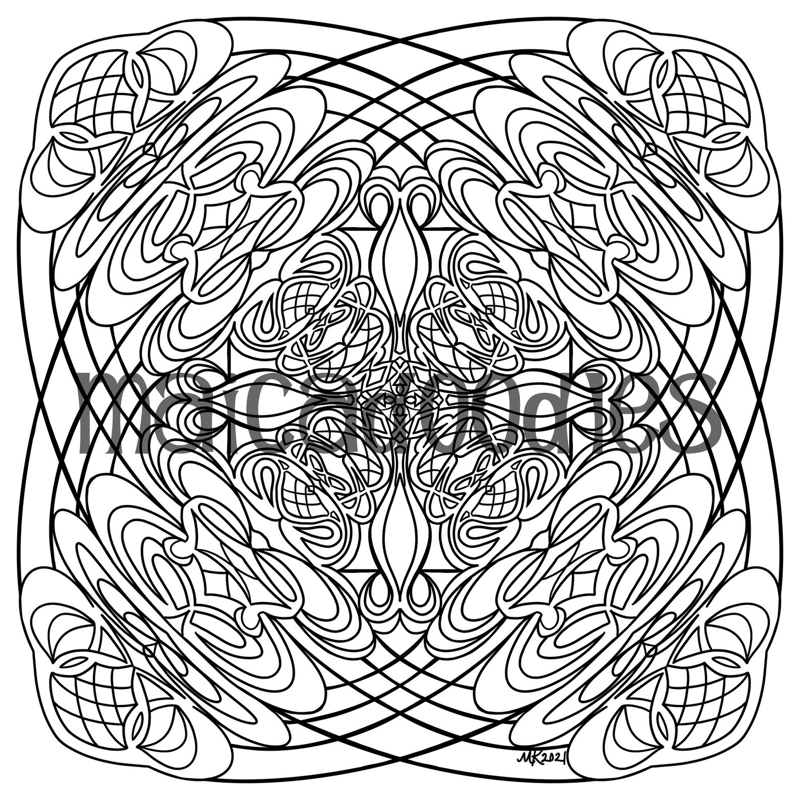 Word of the Year 'overcome' Coloring Page, Instant Download, Coloring ...