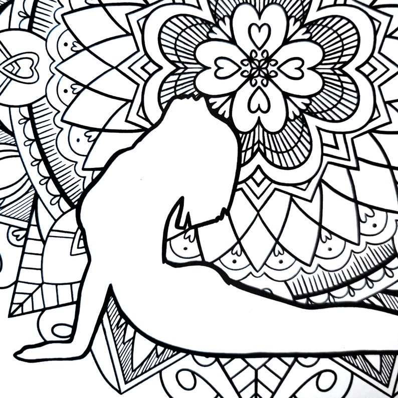Heart Chakra 'love Chakra' Coloring Page, Instant Download, Print at ...