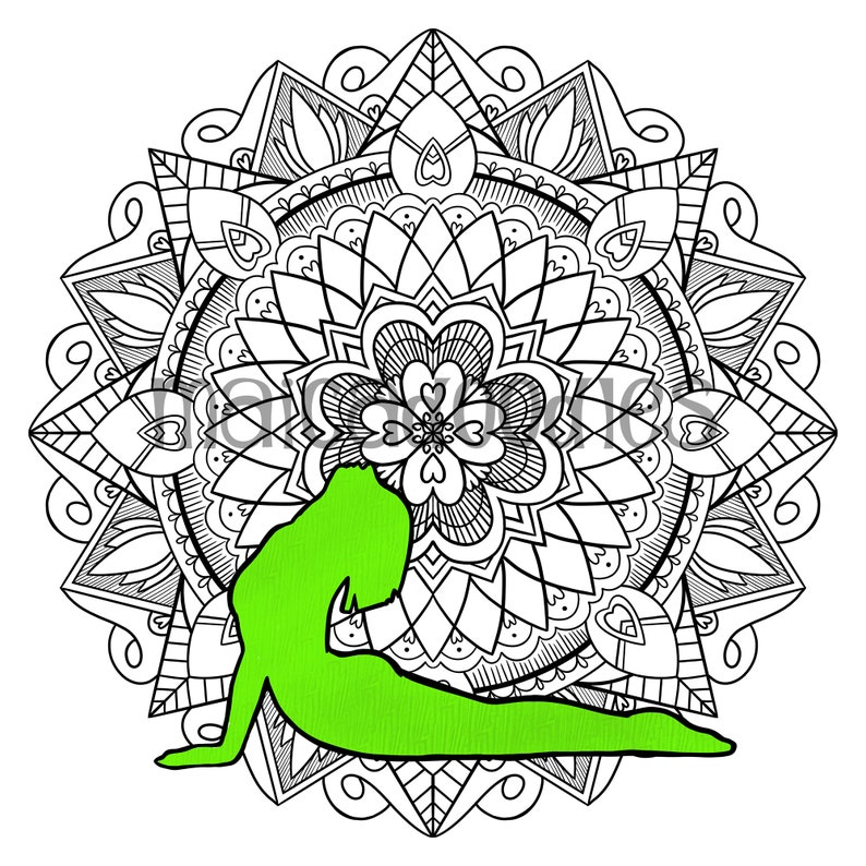 Heart Chakra 'love Chakra' Coloring Page, Instant Download, Print at ...