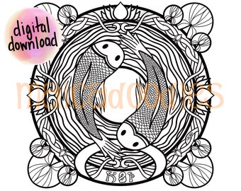 Spider Spirit Animal Coloring Page, Instant Download, Print at Home ...