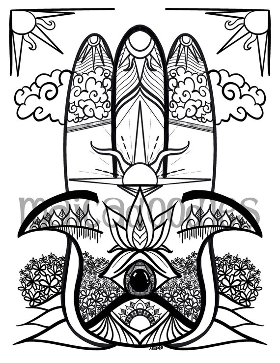 Coloring Page'third' Instant Download Print at - Etsy
