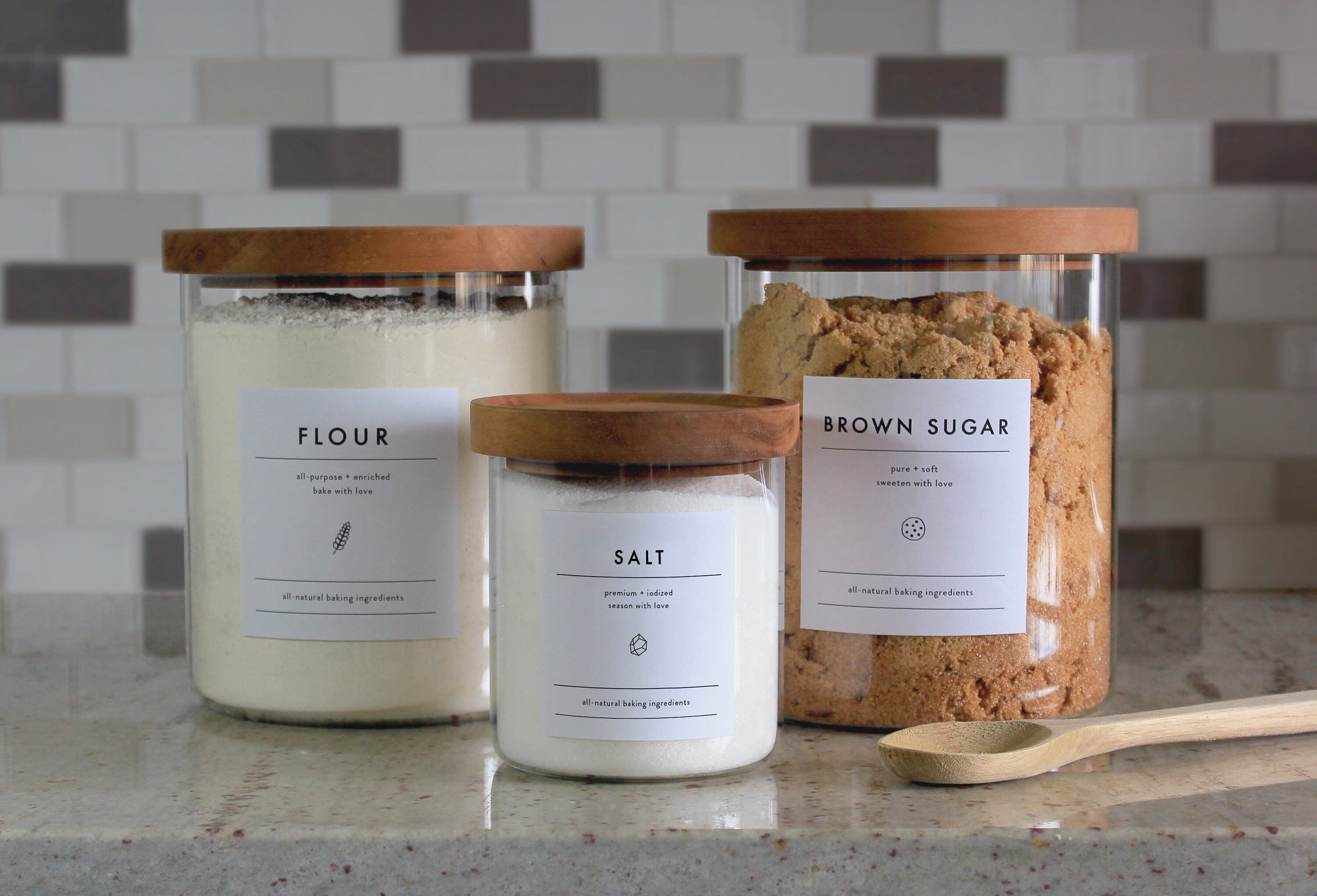 Printable Pantry Baking Labels 10 Pack Digital Download | Etsy