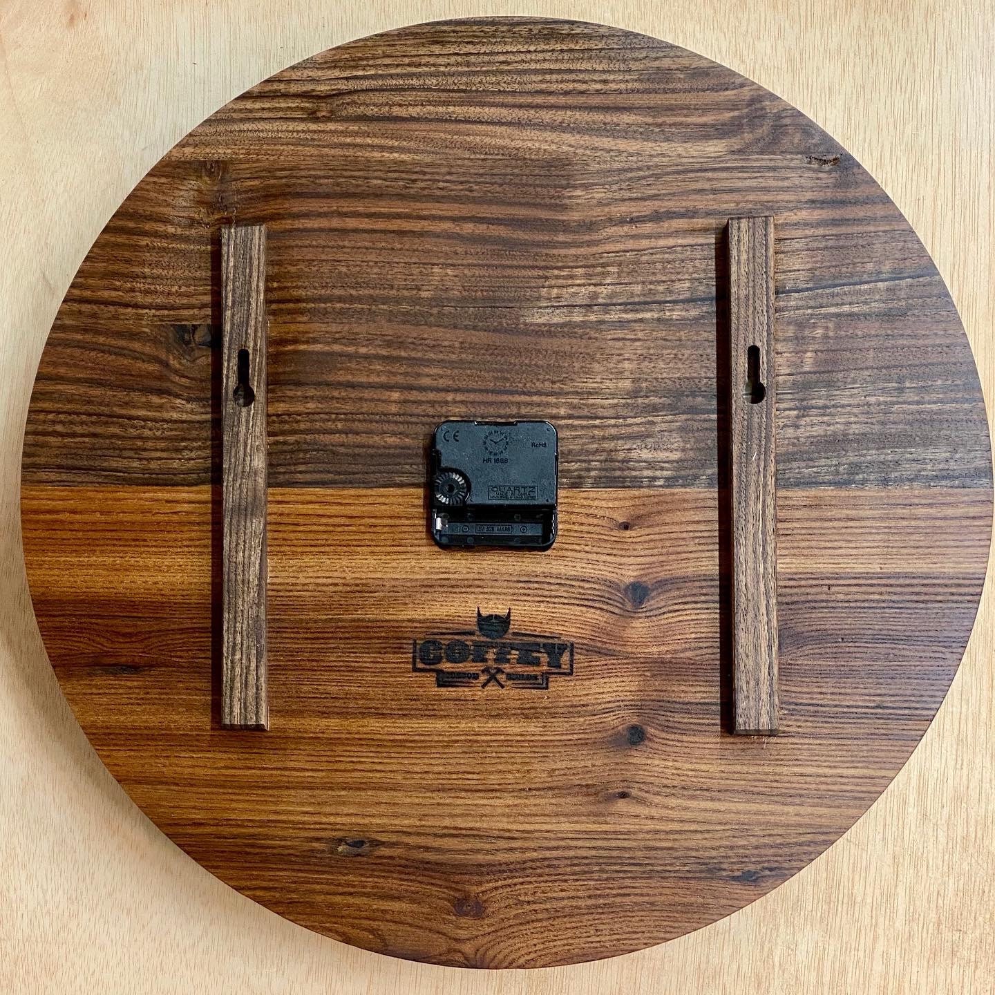 Modern Wooden Wall Clock | Etsy