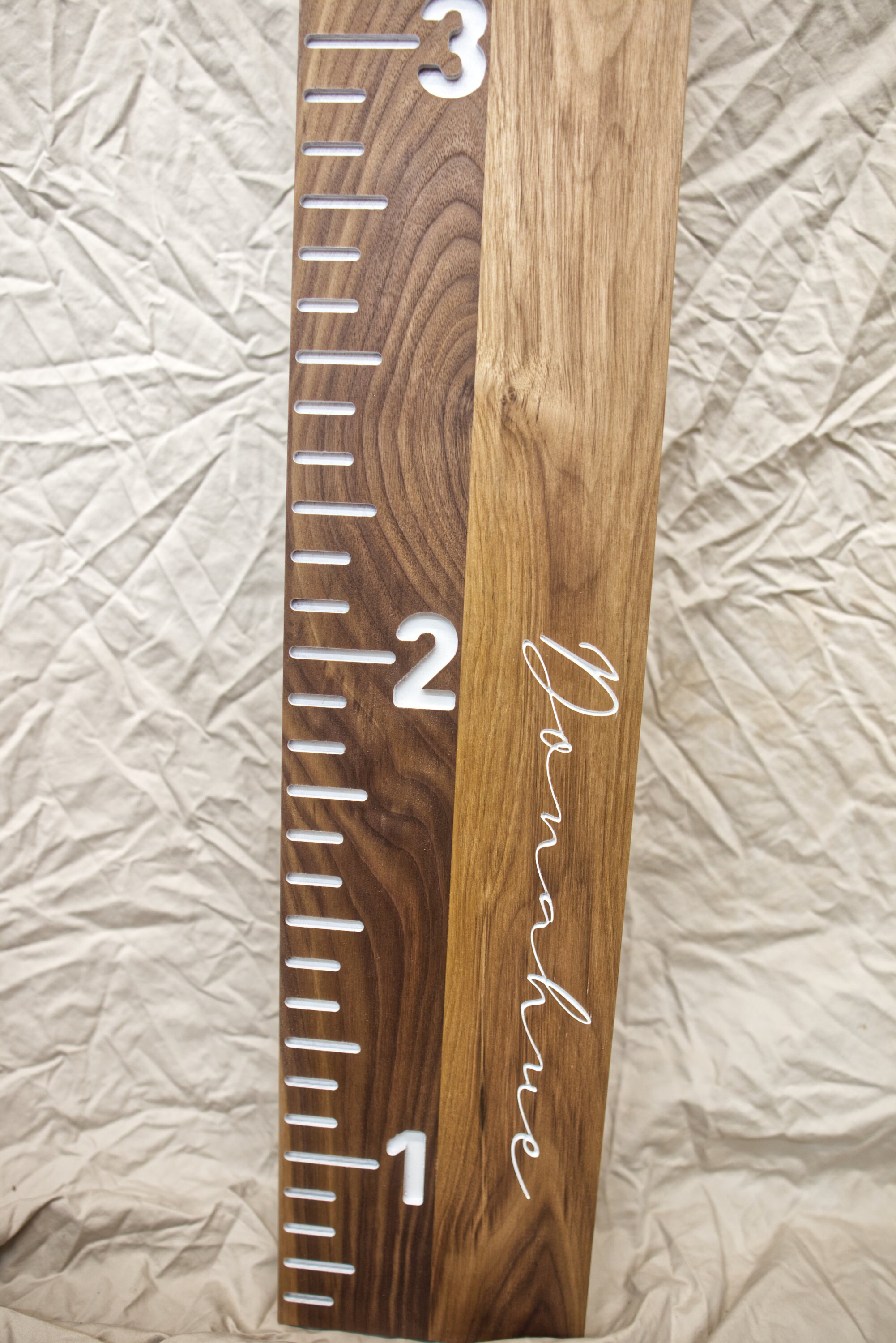 Growth Chart Ruler With Family Name - Etsy