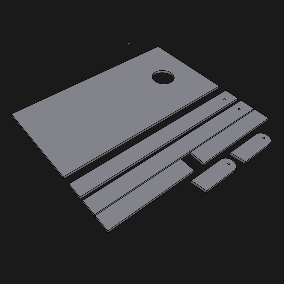 Corn Hole Board CNC Laser Digital File Dxf Pdf Svg - Etsy