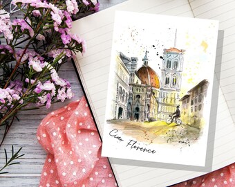 Florence Postcard - Etsy