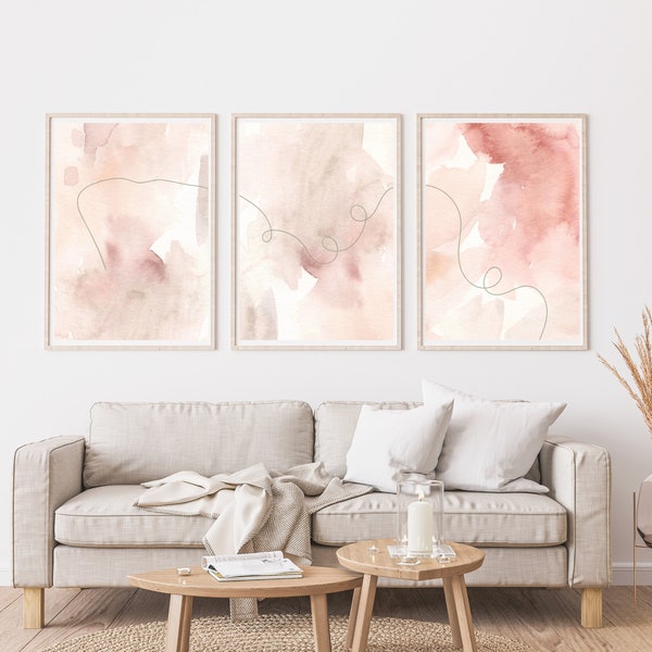 Pastel Abstract Painting - Etsy