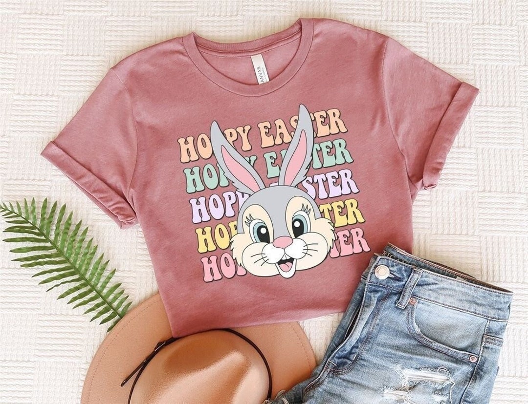 Hoopy Easter Solid, Easter Bunny Shirt, Bunny Shirt, Funny Womens Shirt ...