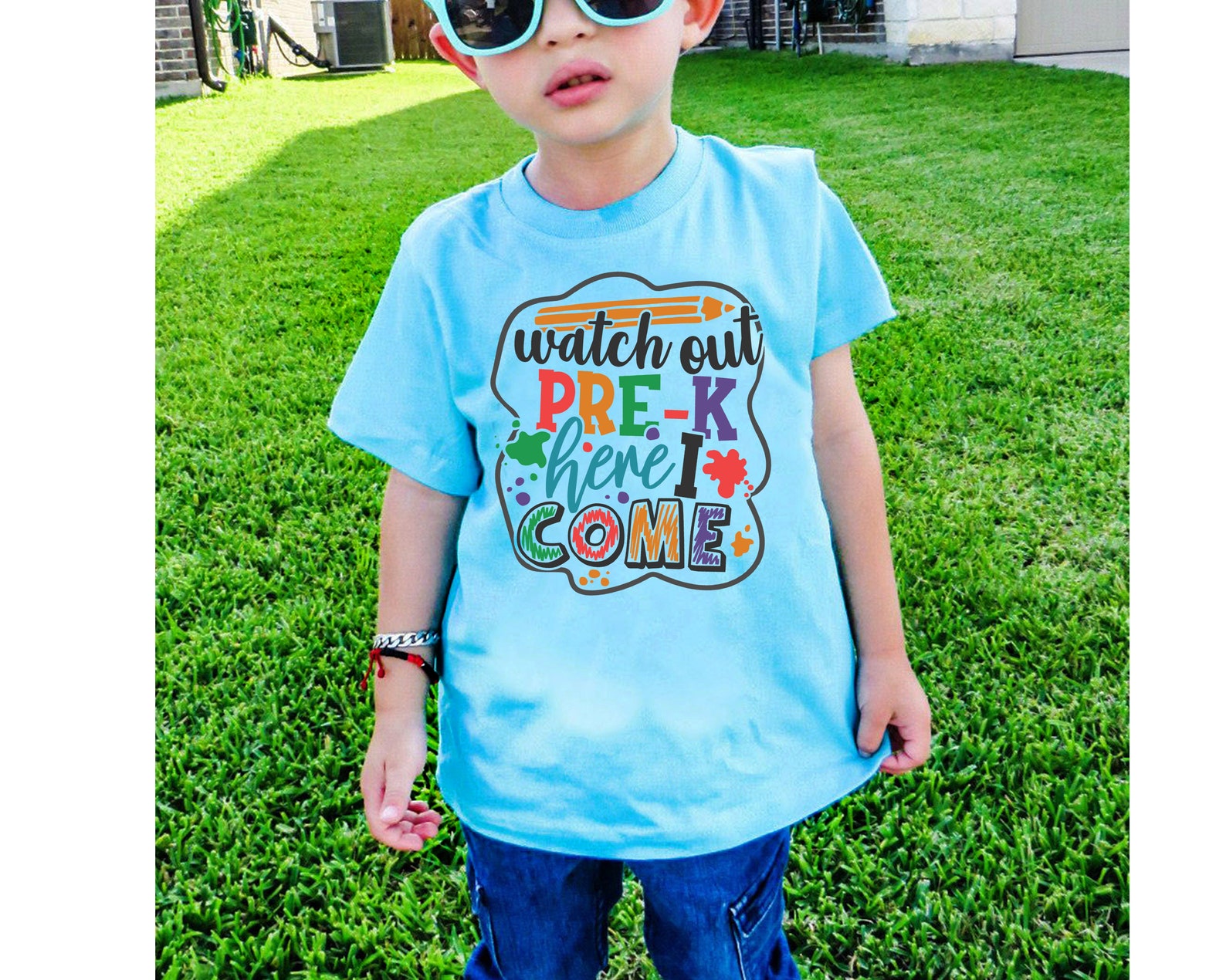 Watch Out Pre-k Here I Come, Preschool Shirt, Back to School Shirt ...