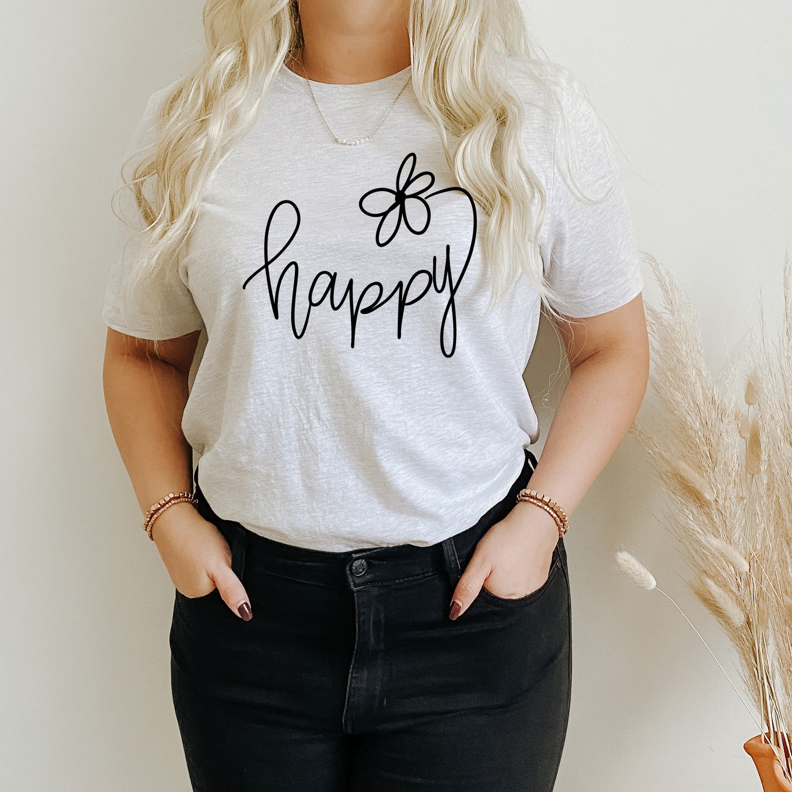 Happy Shirt Be Happy Shirt Choose Happy Shirt Inspirational | Etsy