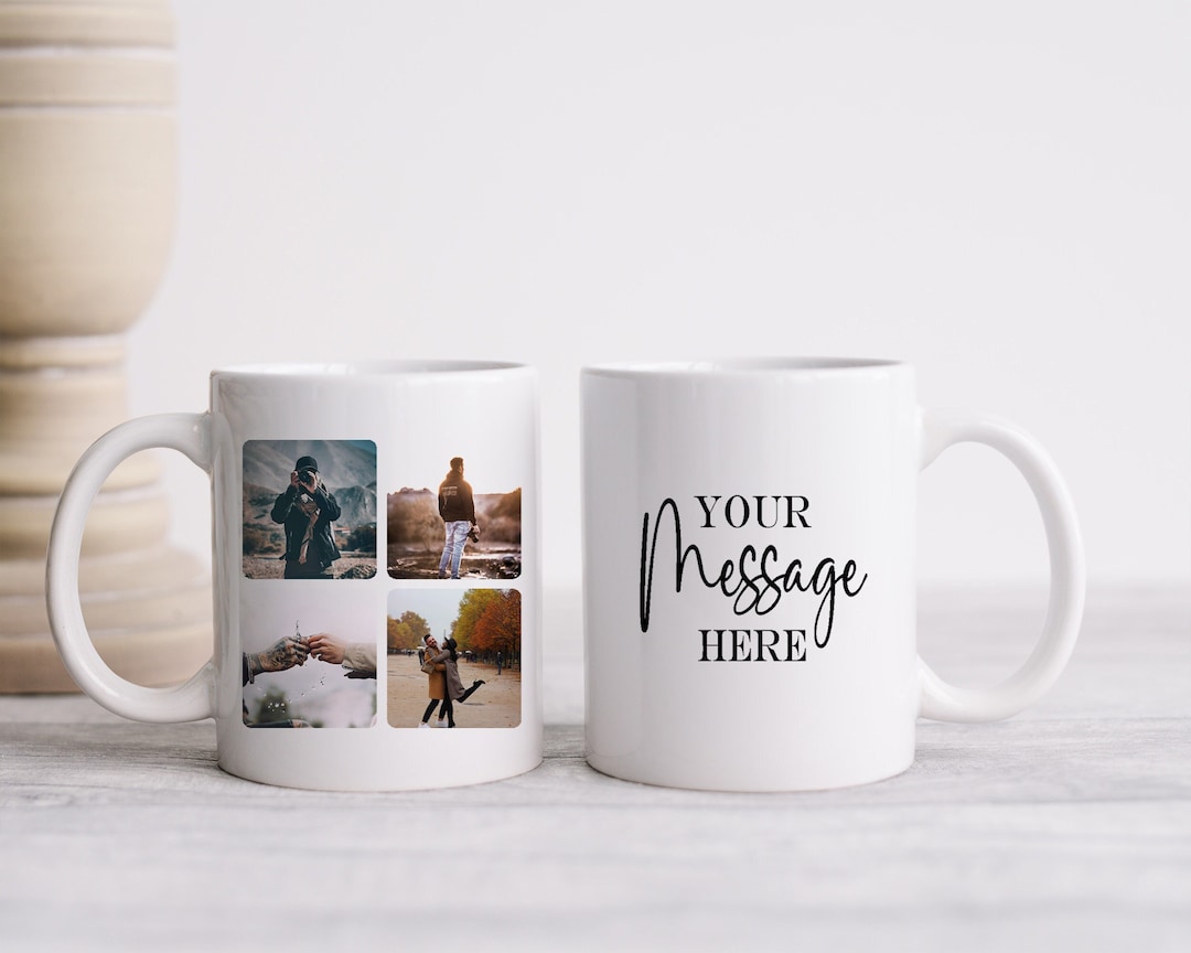 Personalized Create Your Own Photo Coffee Mug 11 Oz, Upload Your Design ...