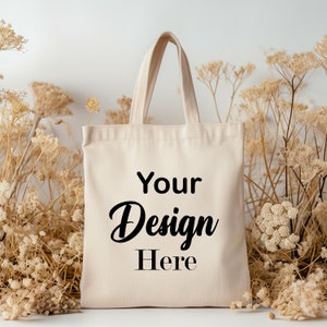 Custom Design Tote Bag, Personalized Custom Canvas Tote, Customized ...