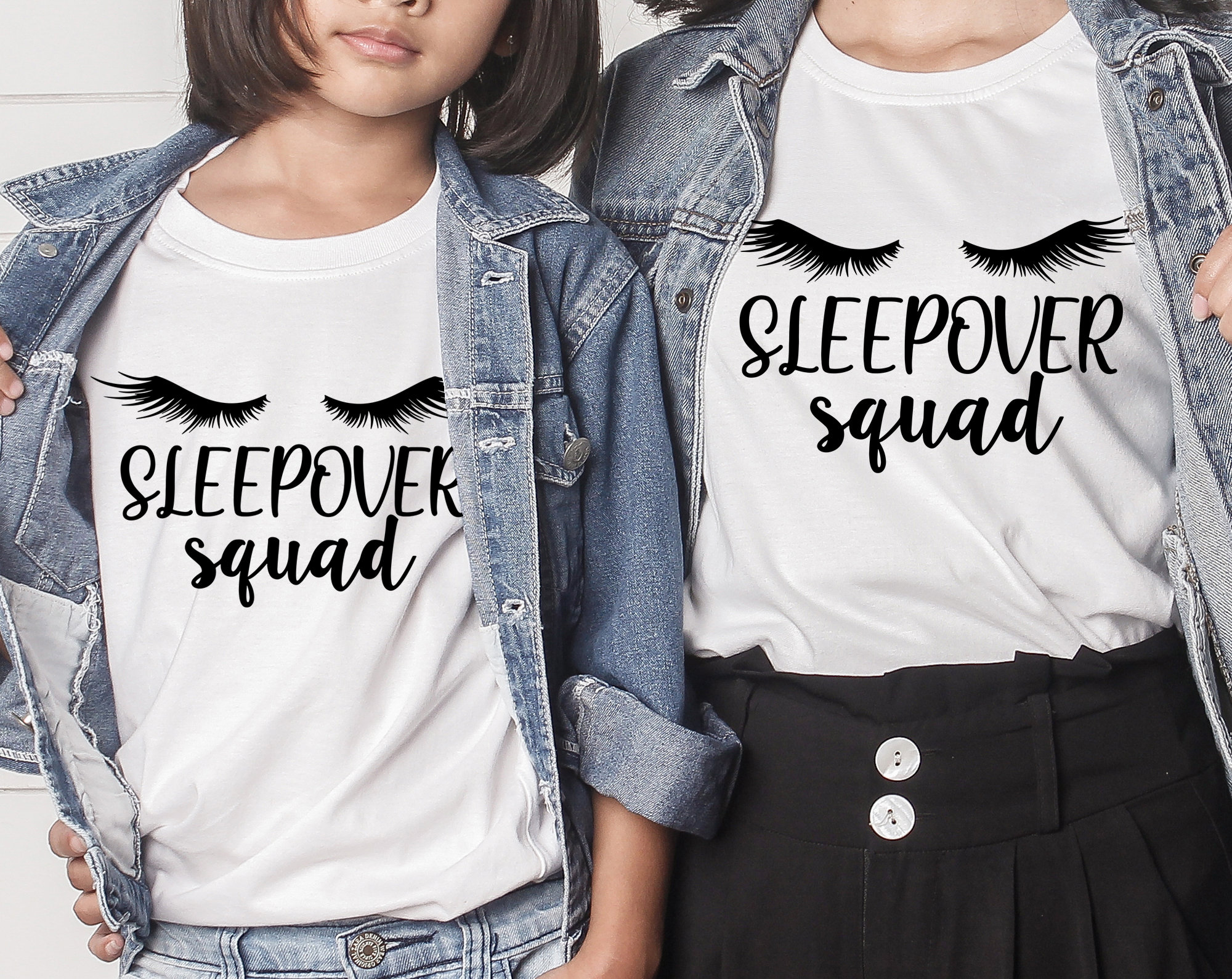 Sleepover Squad Shirts Girls Birthday Party Shirts Slumber - Etsy