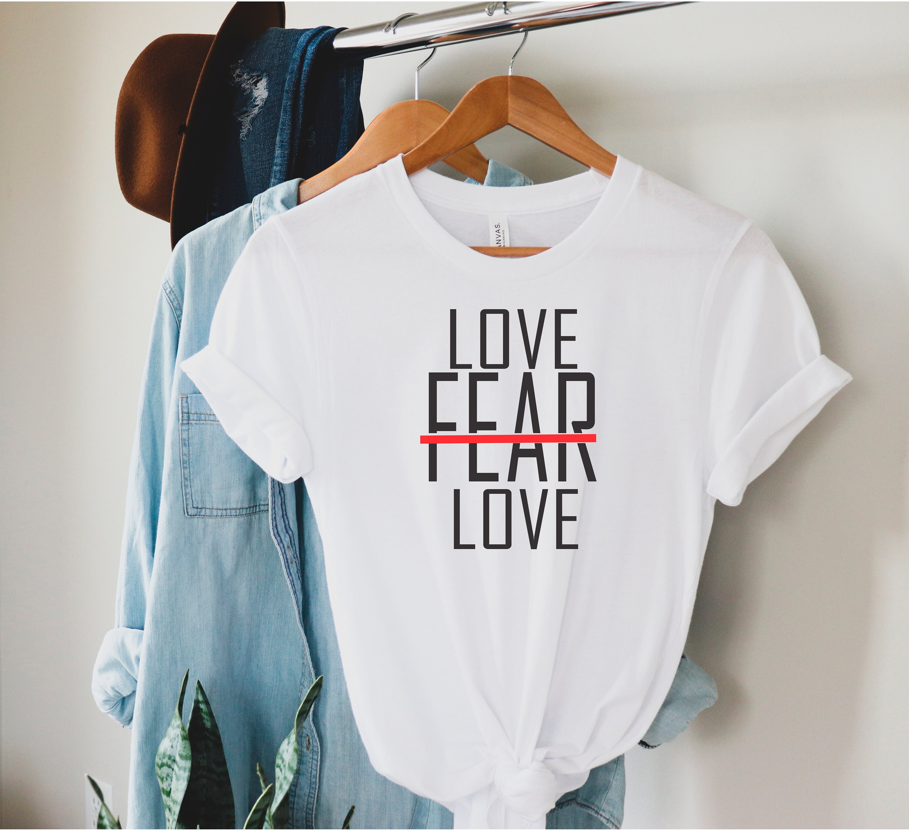 Love fear love tshirt custom tee couple tshirt love tee - Etsy.de