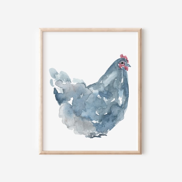 Hand Painted Chicken - Etsy