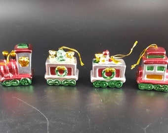 Ceramic Christmas Train Set | Etsy
