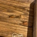 Wood Cake Stand Memory Box Personalized Storage Side Table - Etsy