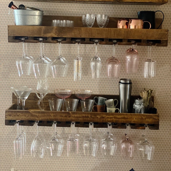 Glass Bar Shelves - Etsy