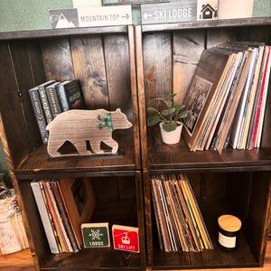 Vinyl Record Storage Cube | Stackable Record Crate | Record Player ...