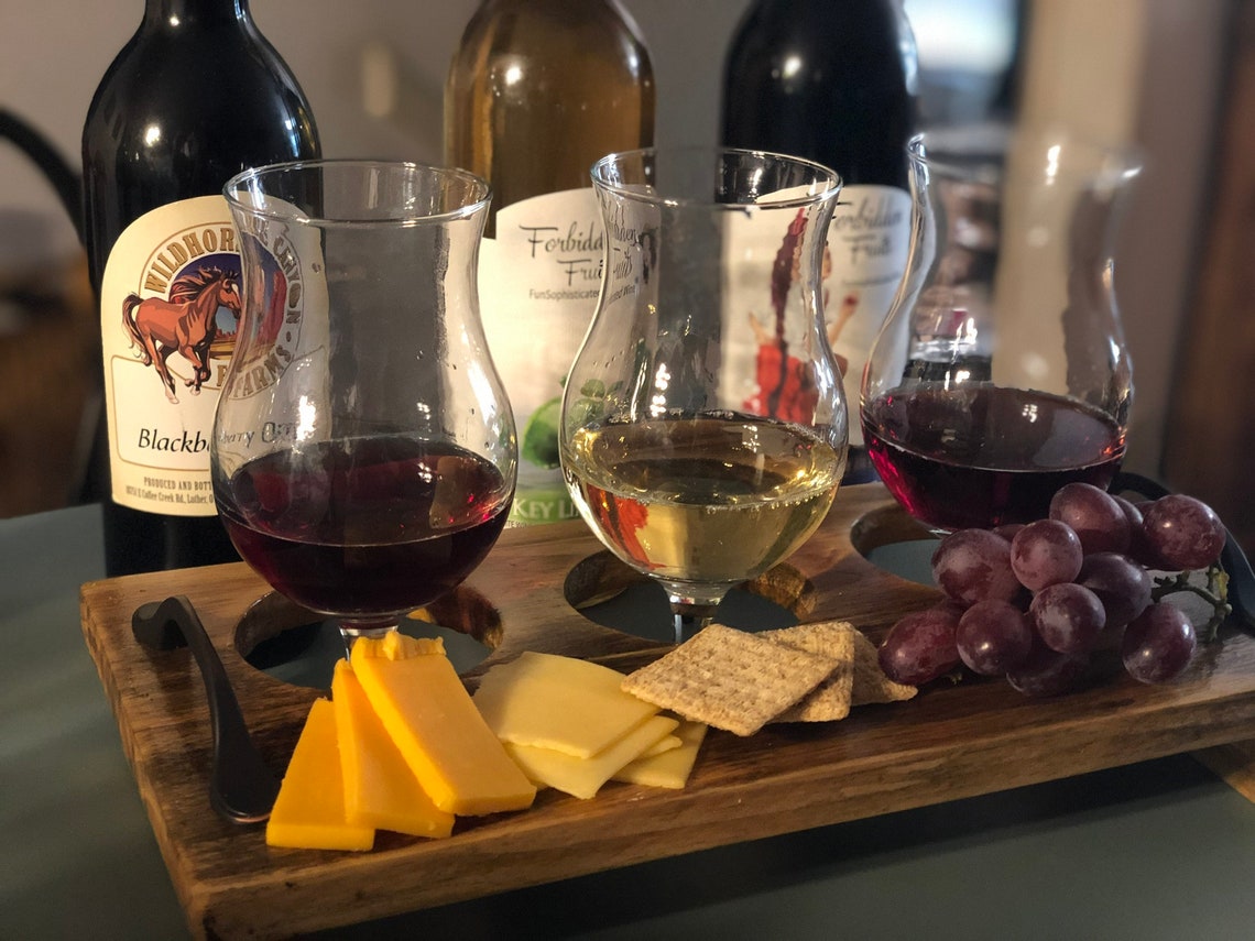 Rustic Handmade Wine Flight/ Bourbon Flight/ Beer Flight/ Whiskey ...