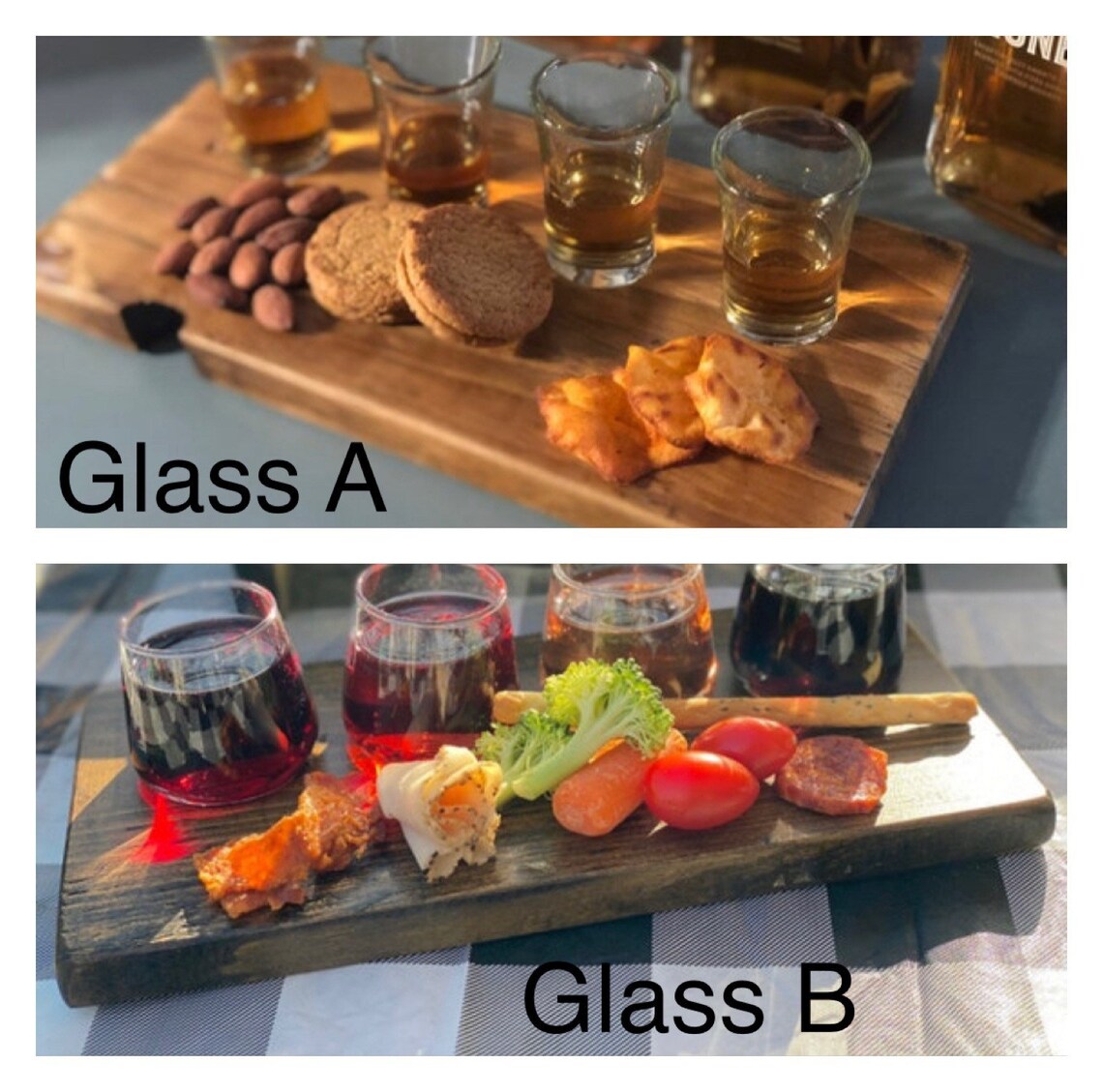 Flight Tray | Tasting Flight Board | Wine Tasting | Whiskey Flight ...