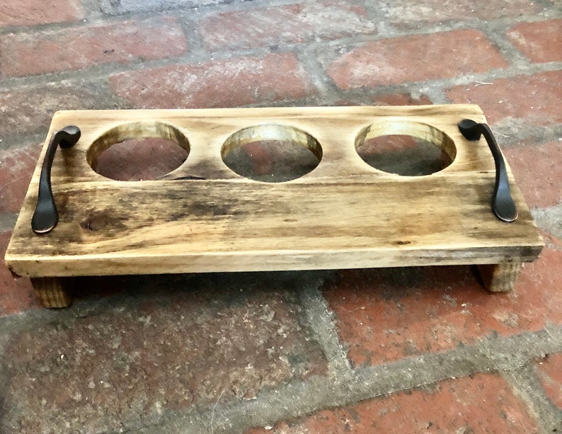 Rustic Handmade Wine Flight/ Bourbon Flight/ Beer Flight/ Whiskey ...